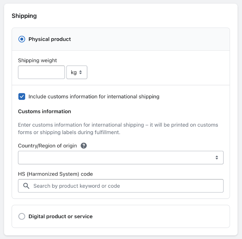 How to Add Country of Origin (COO) and Harmonised System Codes (HS ...